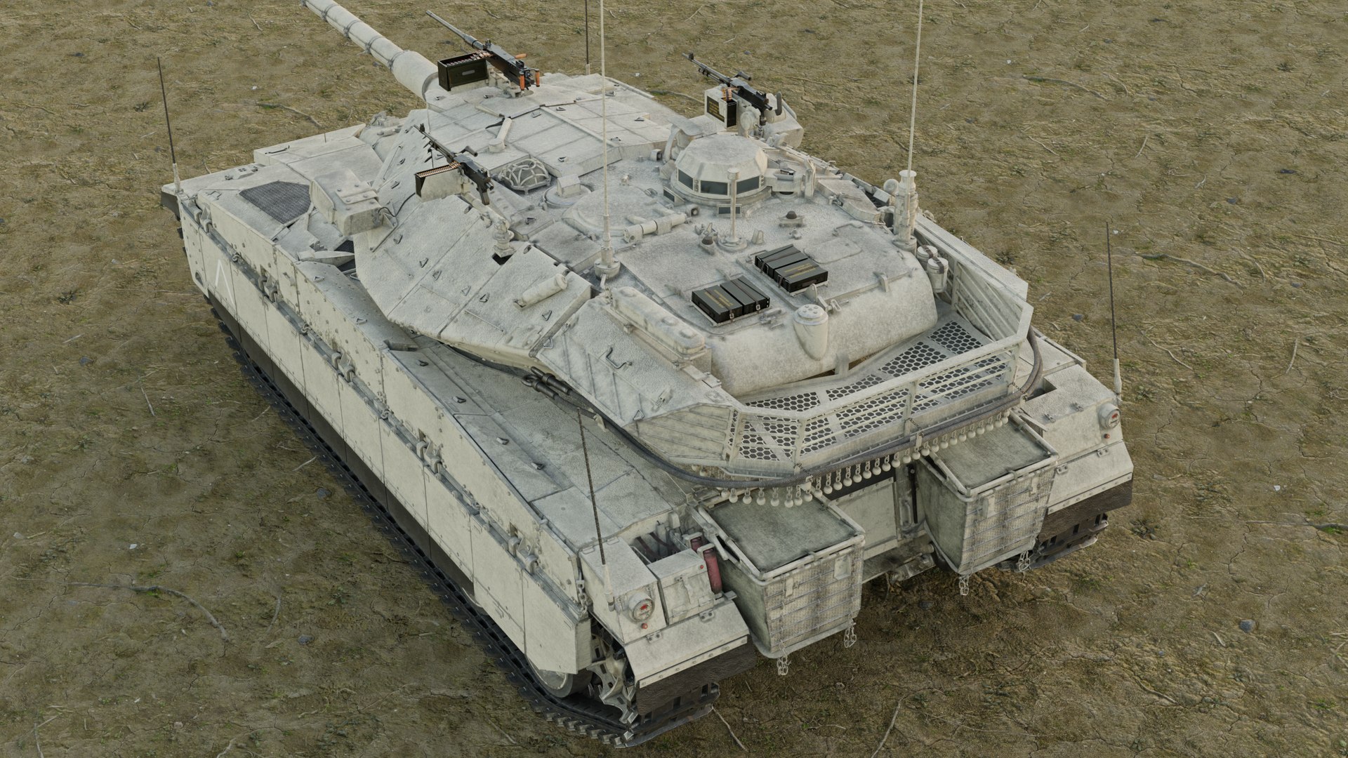 Merkava MK2D 3D - TurboSquid 2035582
