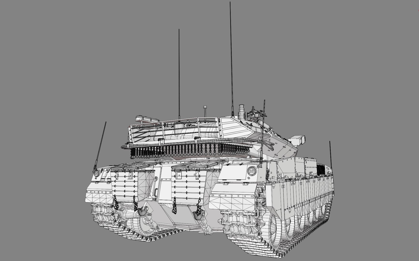 Merkava MK2D 3D - TurboSquid 2035582