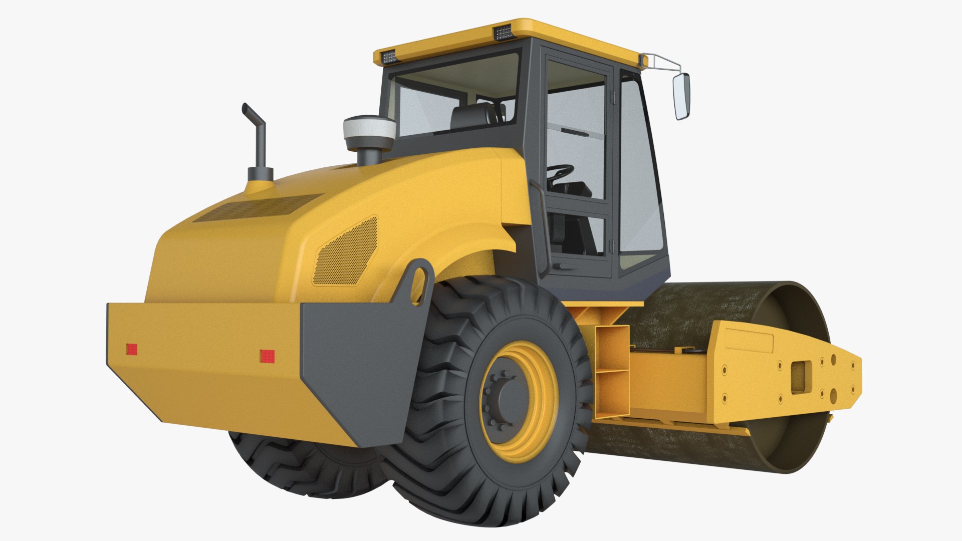 3D Model Vibration Roller - TurboSquid 2038441