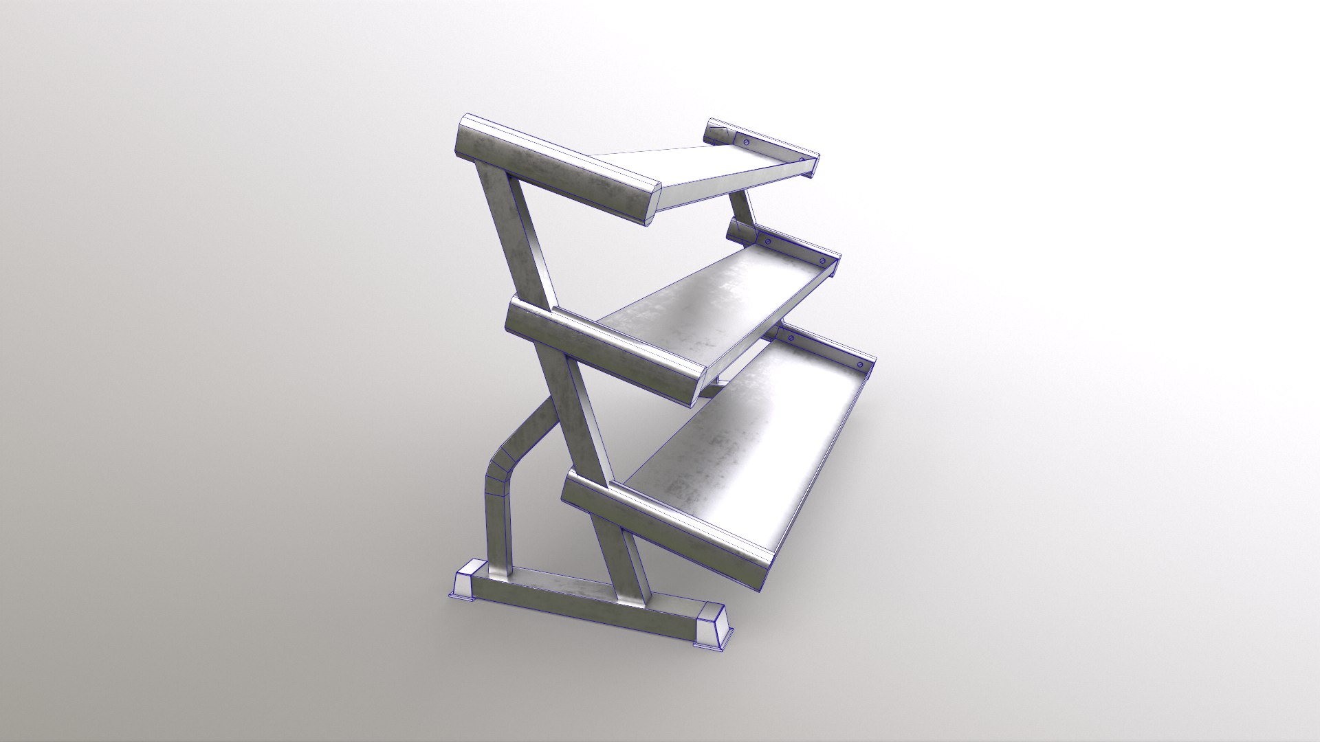 3D PBR Dumbbell Rack A - TurboSquid 1802274