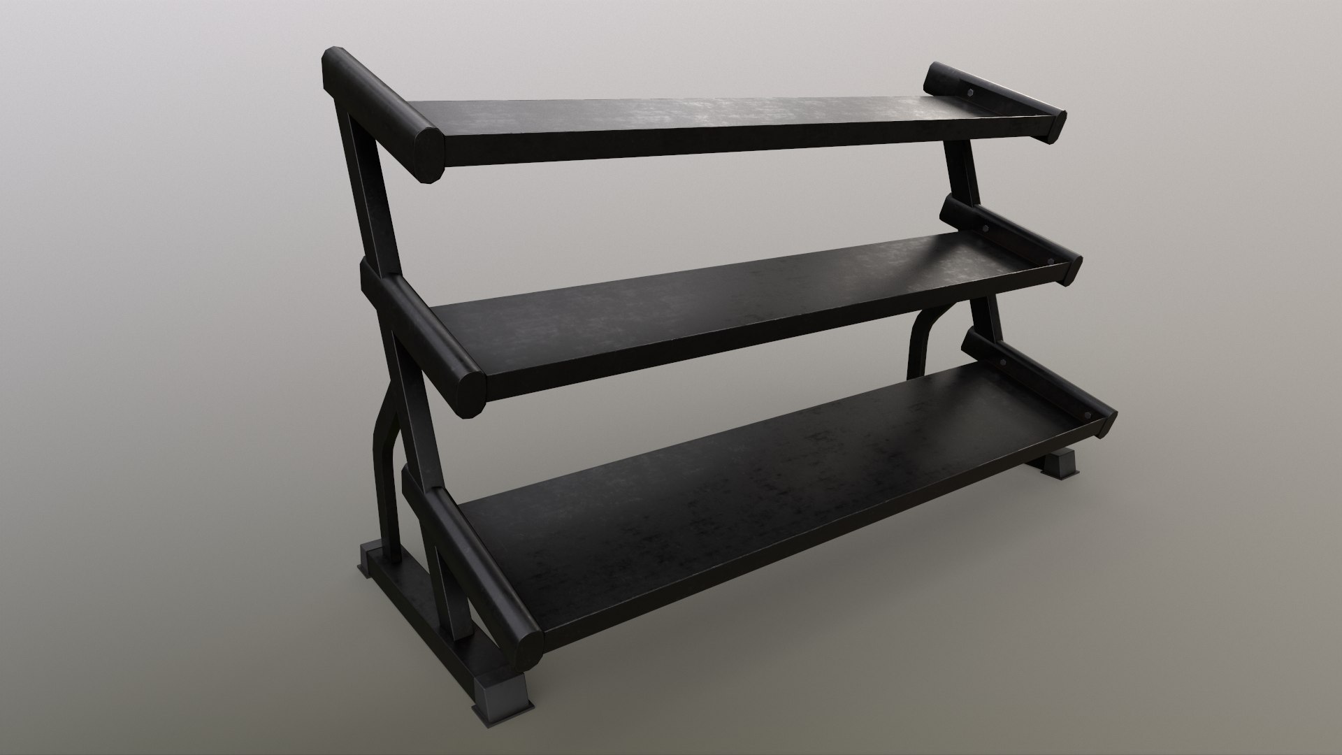 3D PBR Dumbbell Rack A - TurboSquid 1802274