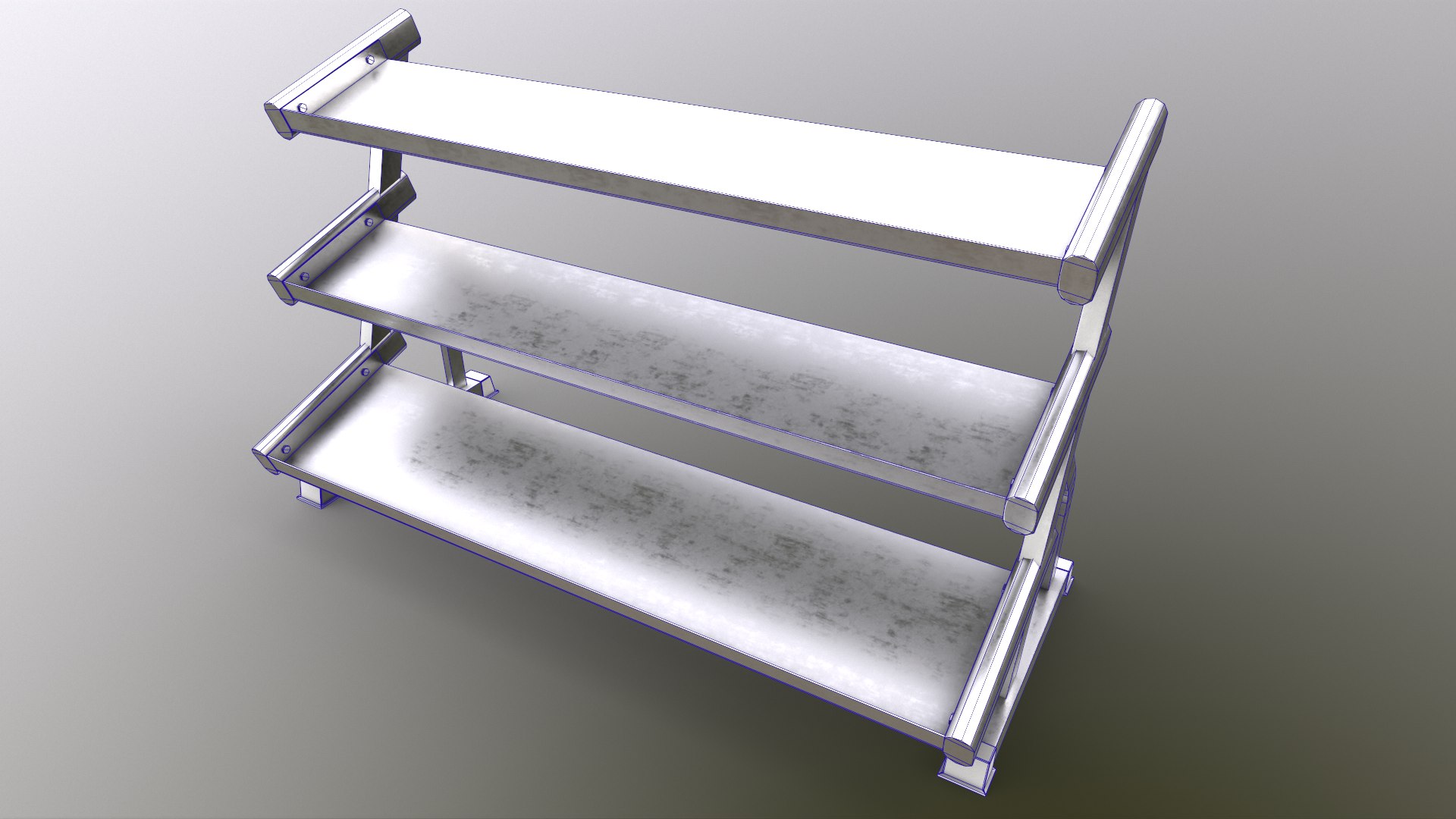 3D PBR Dumbbell Rack A - TurboSquid 1802274