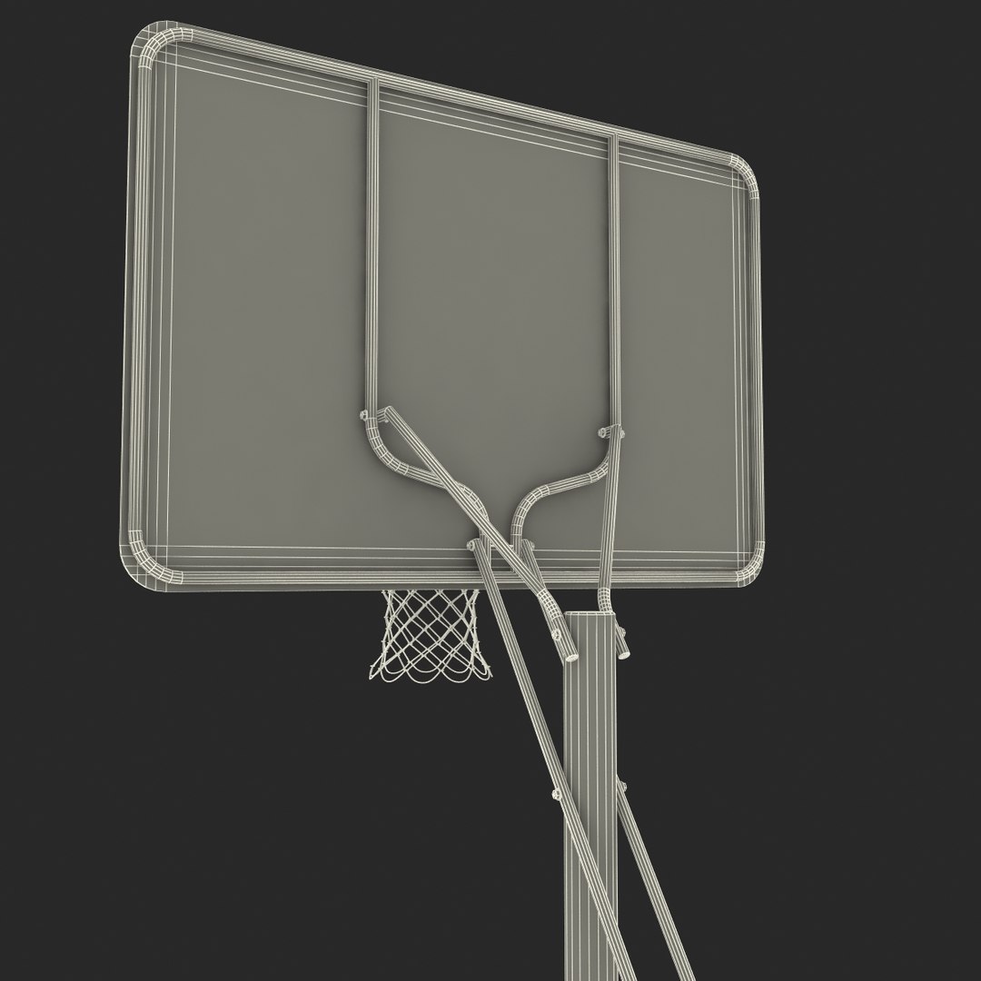 3d Model Basketball Rim V3
