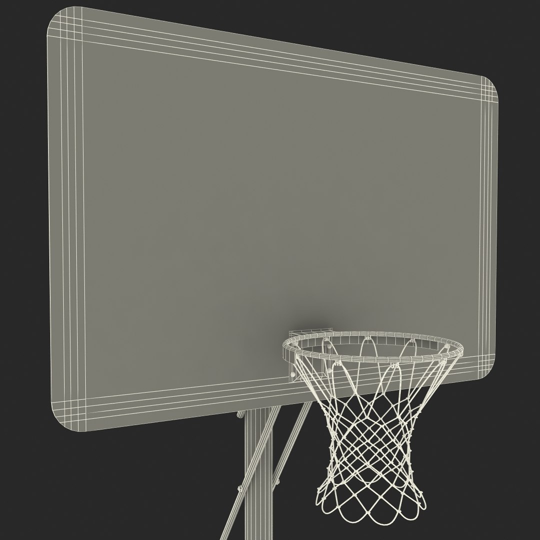 3d Model Basketball Rim V3