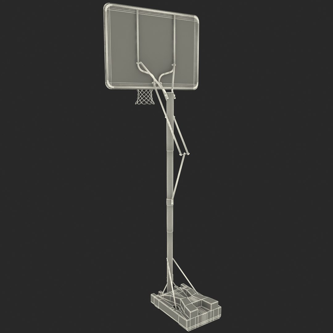 3d Model Basketball Rim V3