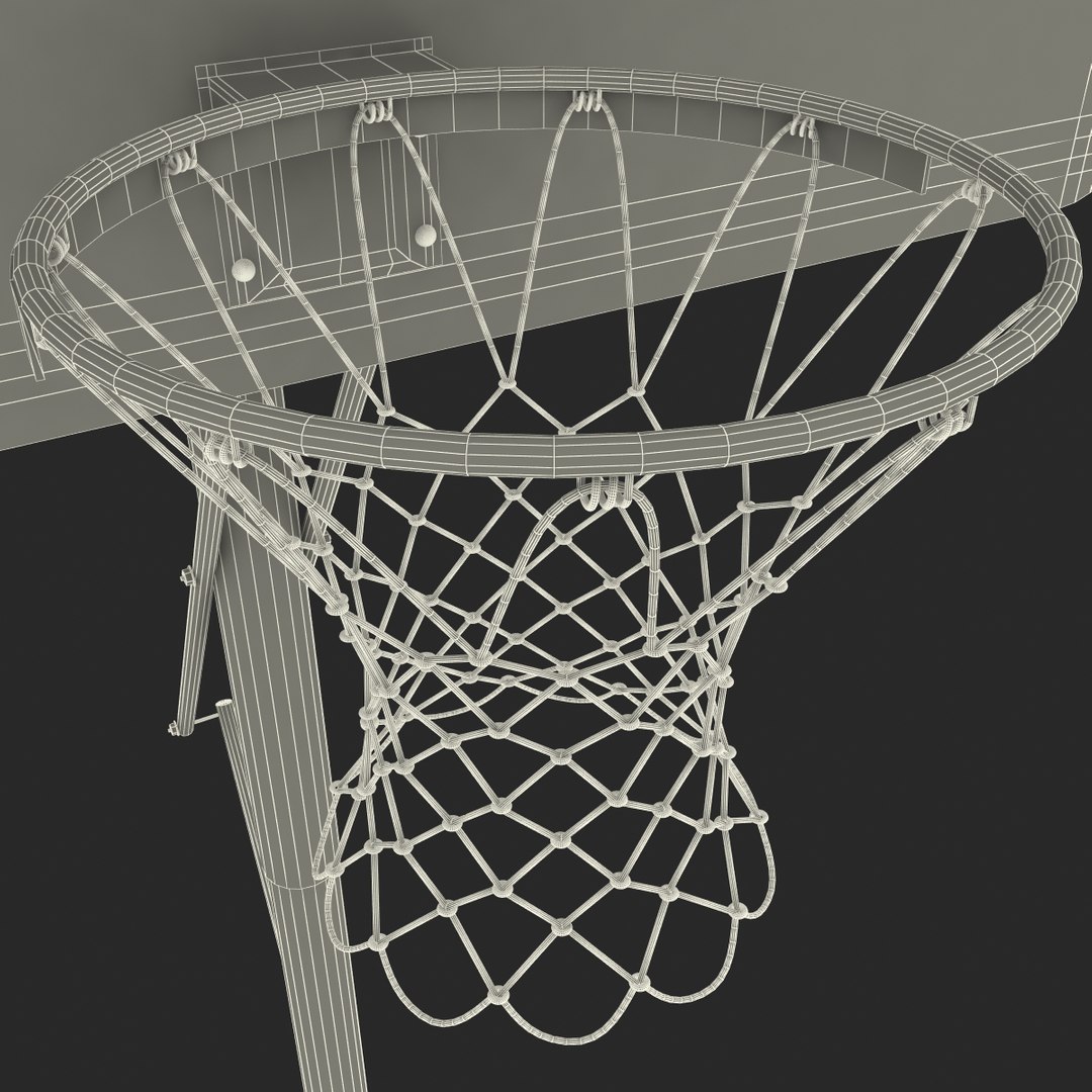 3d Model Basketball Rim V3