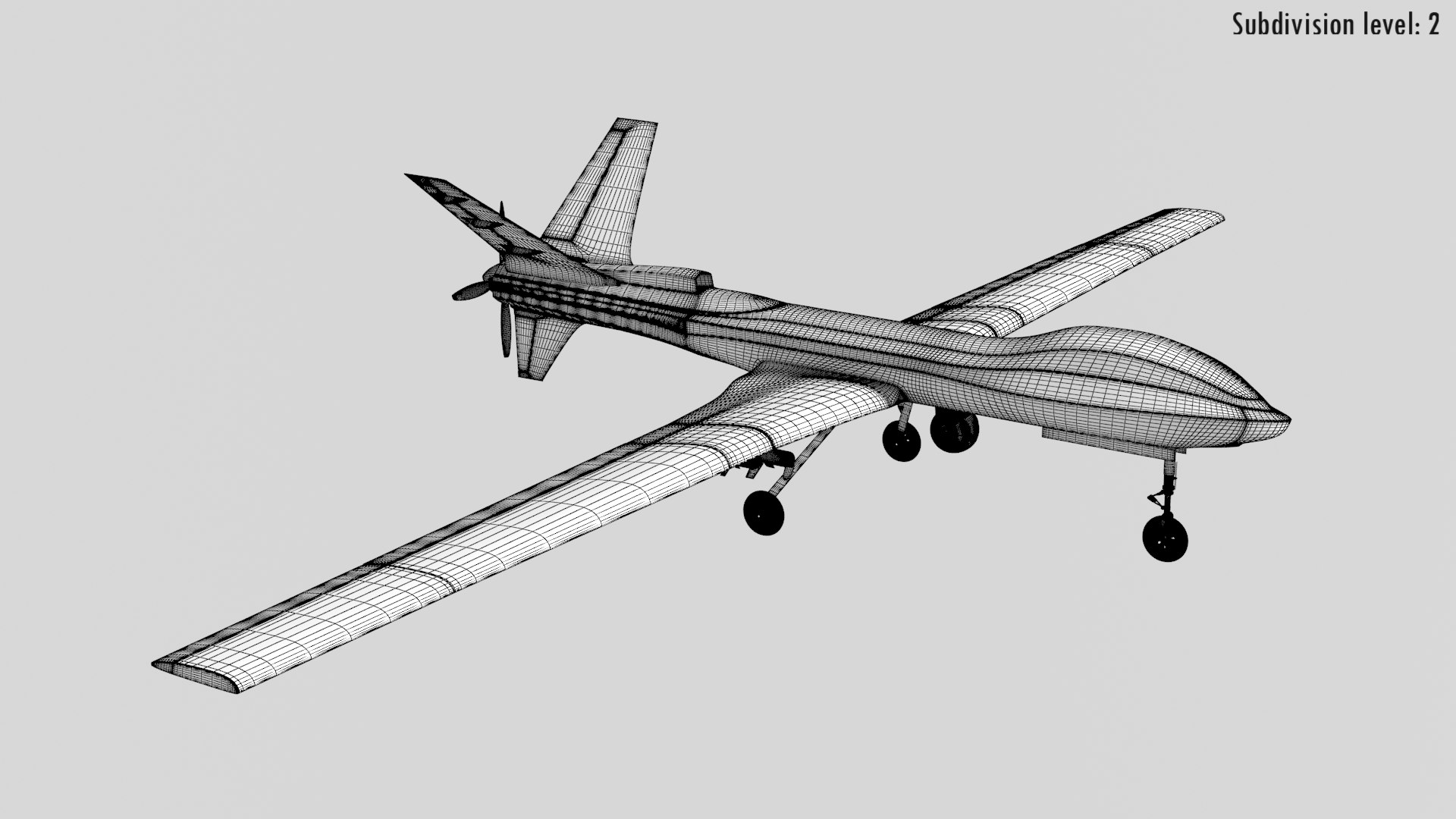 Unmanned Aerial Vehicle 2 model - TurboSquid 2095132