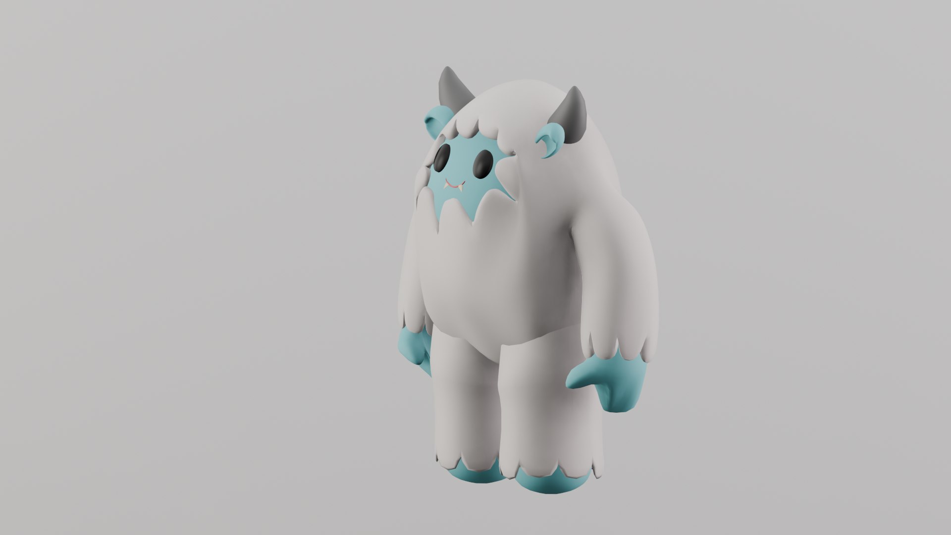 Cute Yeti 3D Model - TurboSquid 2291097