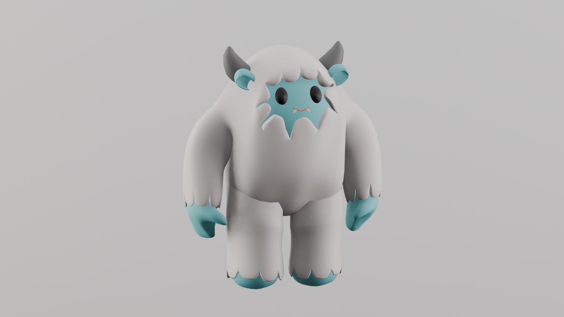 Cute Yeti 3D Model - TurboSquid 2291097