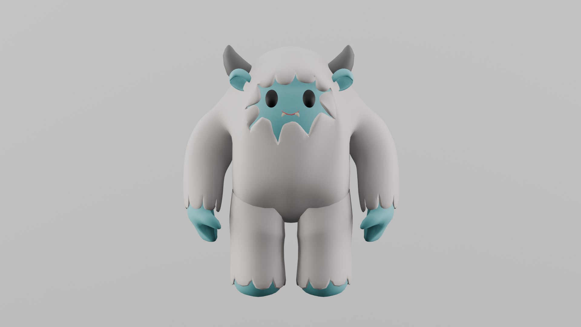 Cute Yeti 3D Model - TurboSquid 2291097