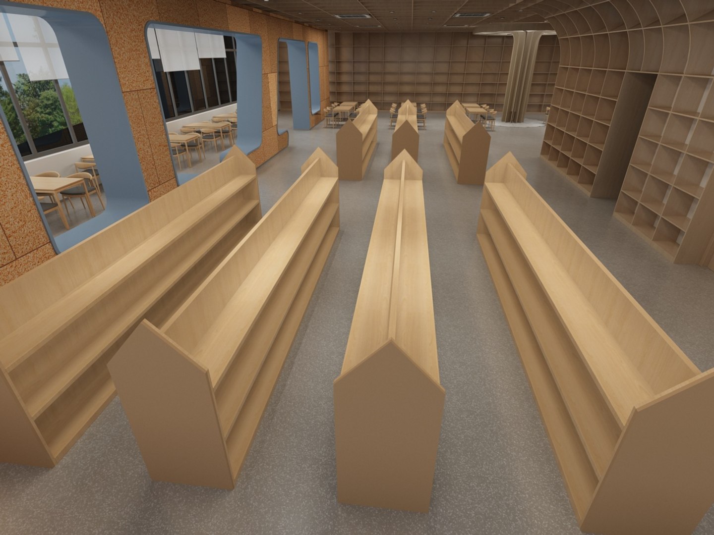 Library 1 3D - TurboSquid 2063825