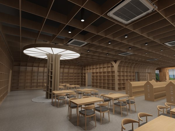Library Interior 3D Models for Download | TurboSquid