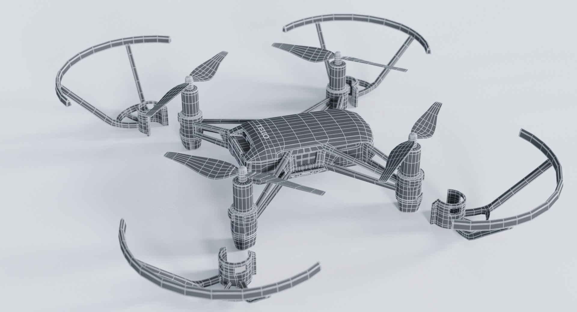 Dji Tello Drone 3D Model - TurboSquid 1403132
