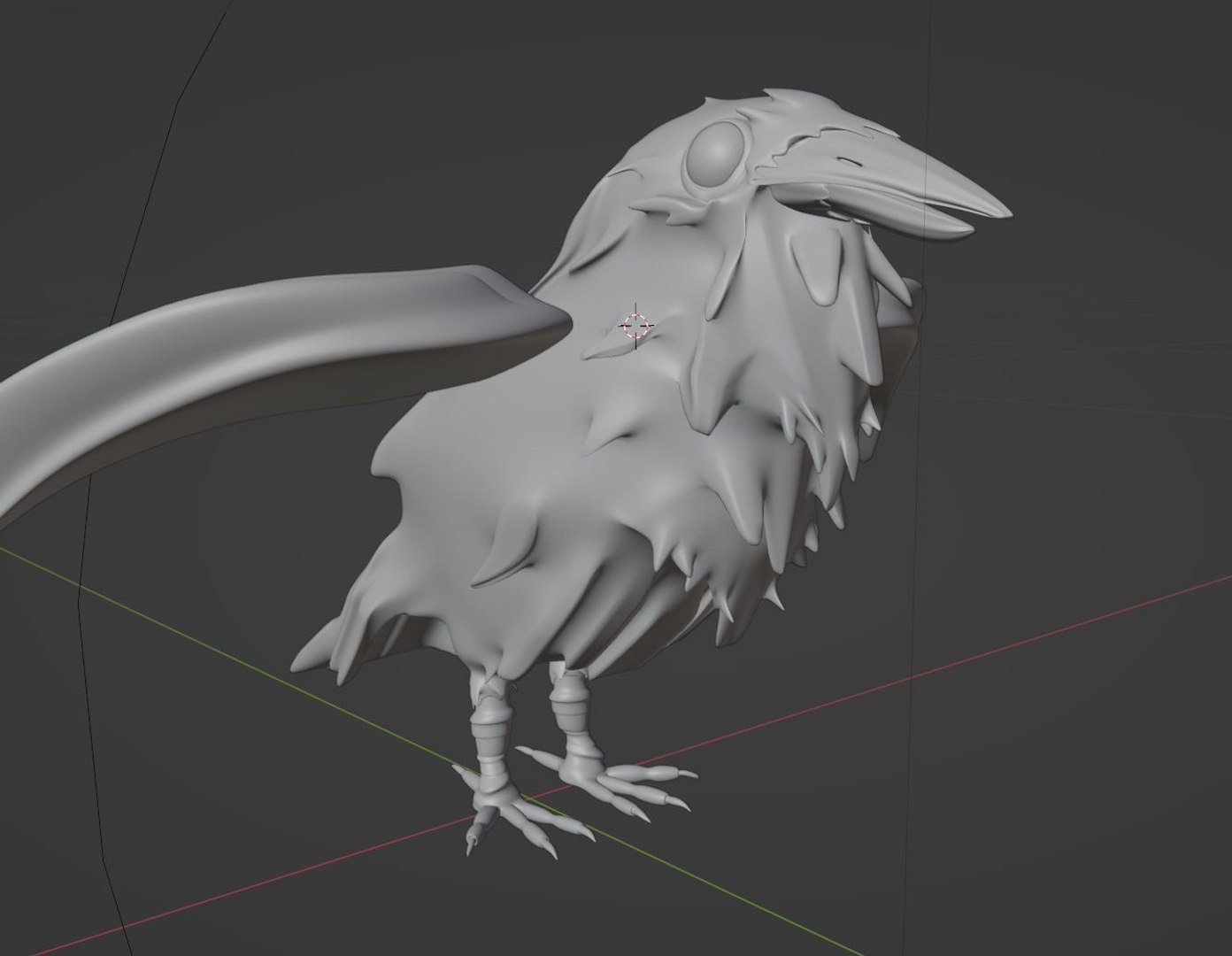 3D Stylized Raven - TurboSquid 1916784