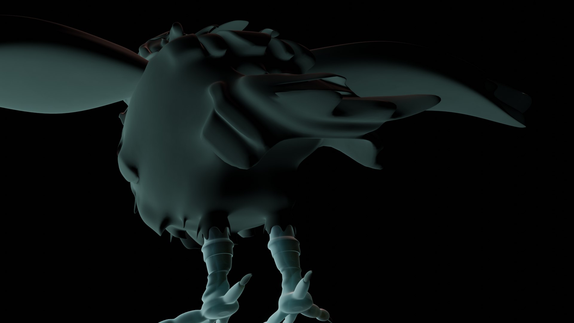 3D Stylized Raven - TurboSquid 1916784