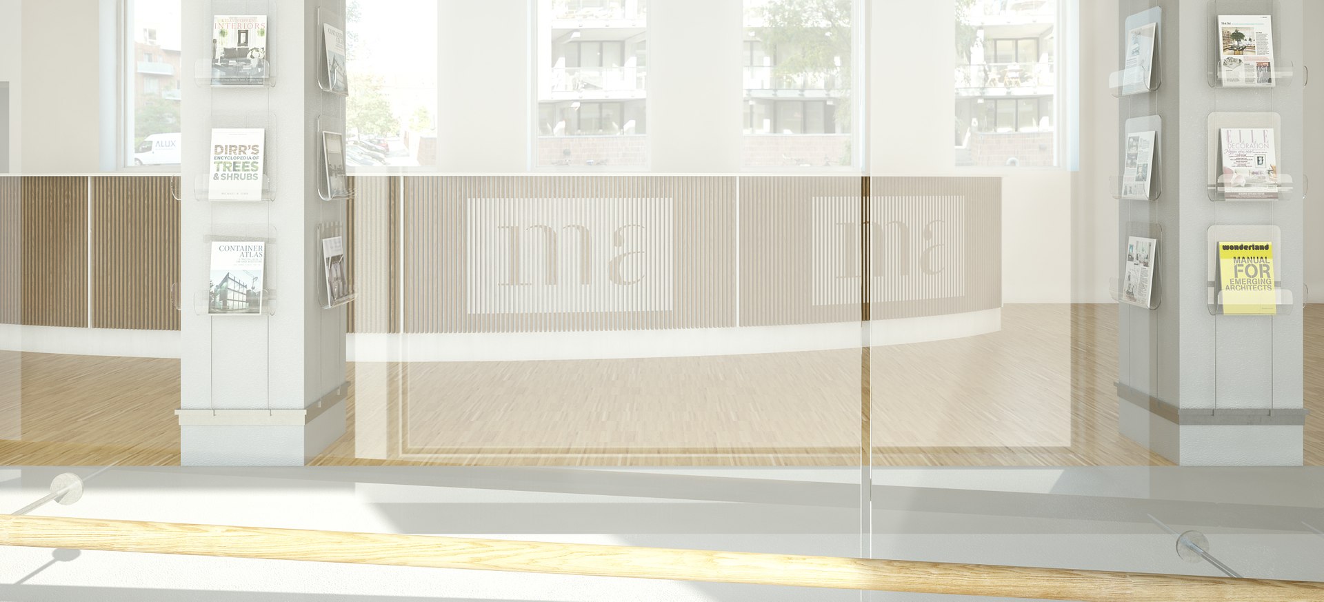 Reception Design 3d Max