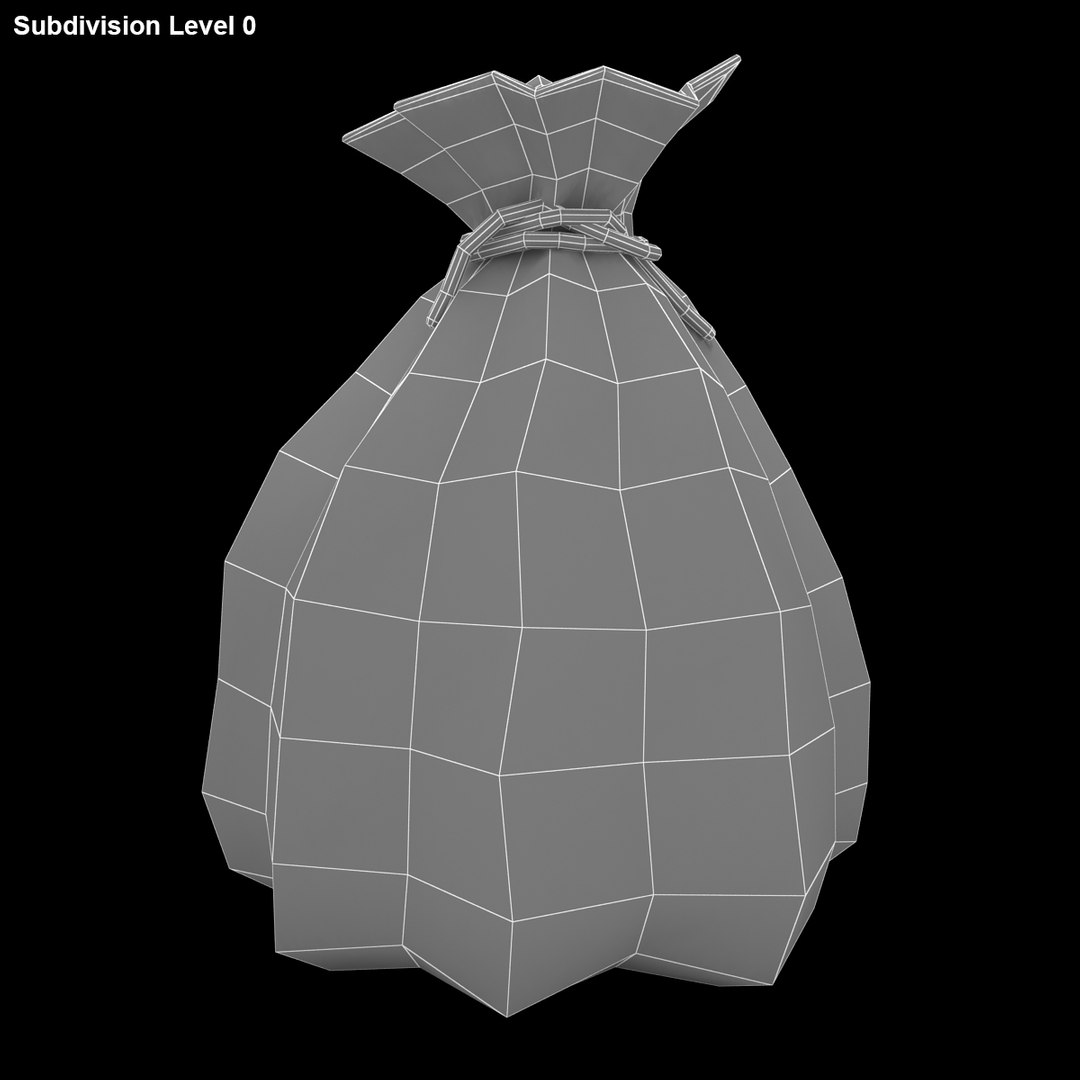 3d Model Money Bag