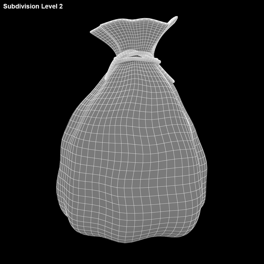 3d Model Money Bag