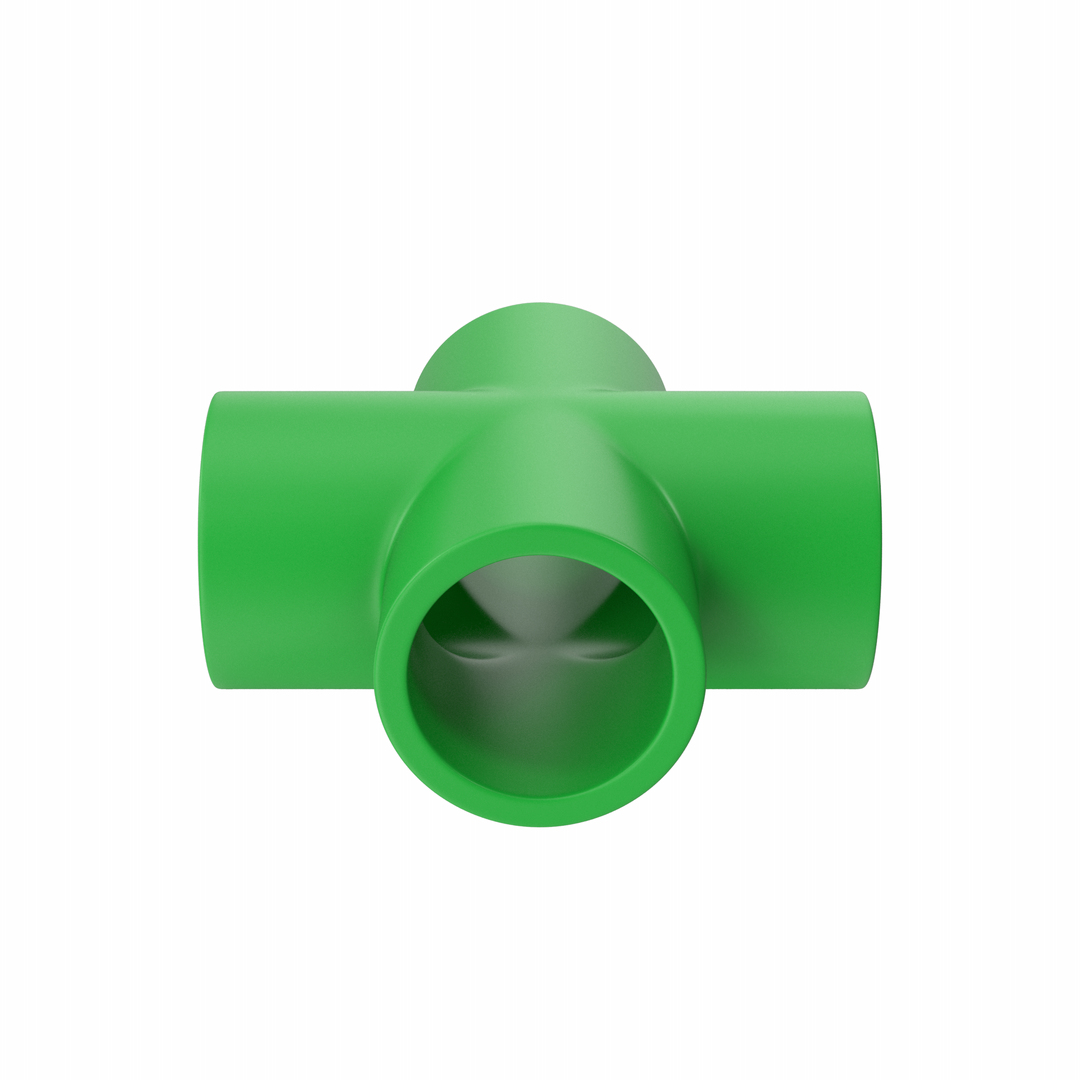 Plastic Cross Pipe 3D model - TurboSquid 1966714