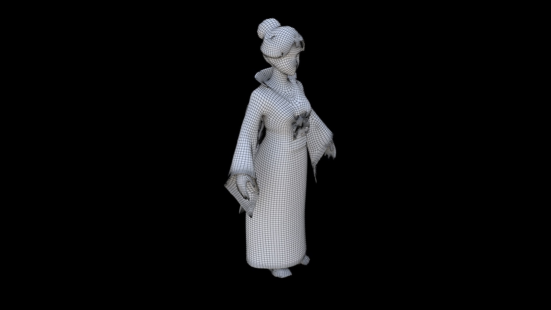 8 Models Of Traditional Japanese Character Outfit 3D Model - TurboSquid ...