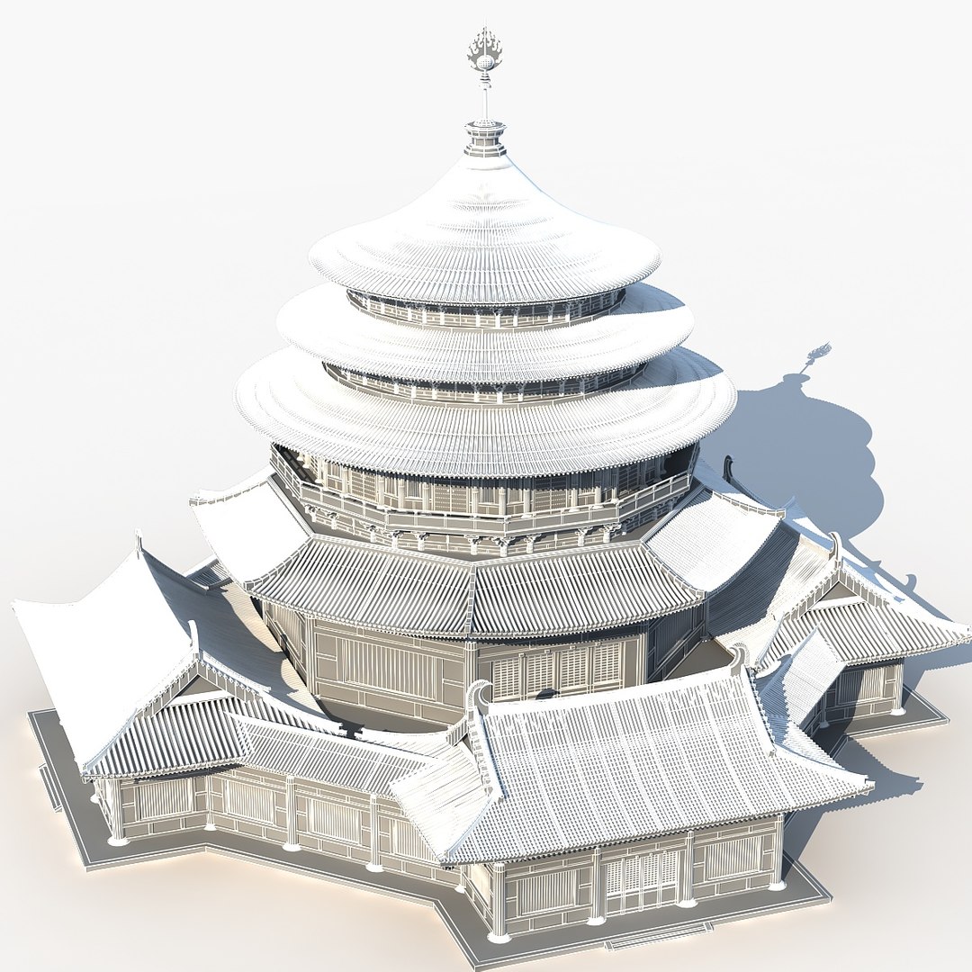Chinese Ancient Architecture 1 3D Model - TurboSquid 1855642