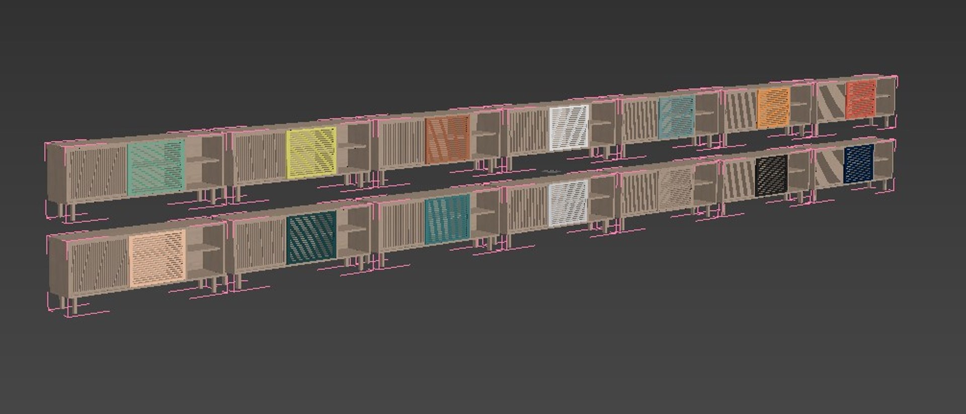 Colonel Kyoto Large Sideboard 3D Model - TurboSquid 1612672