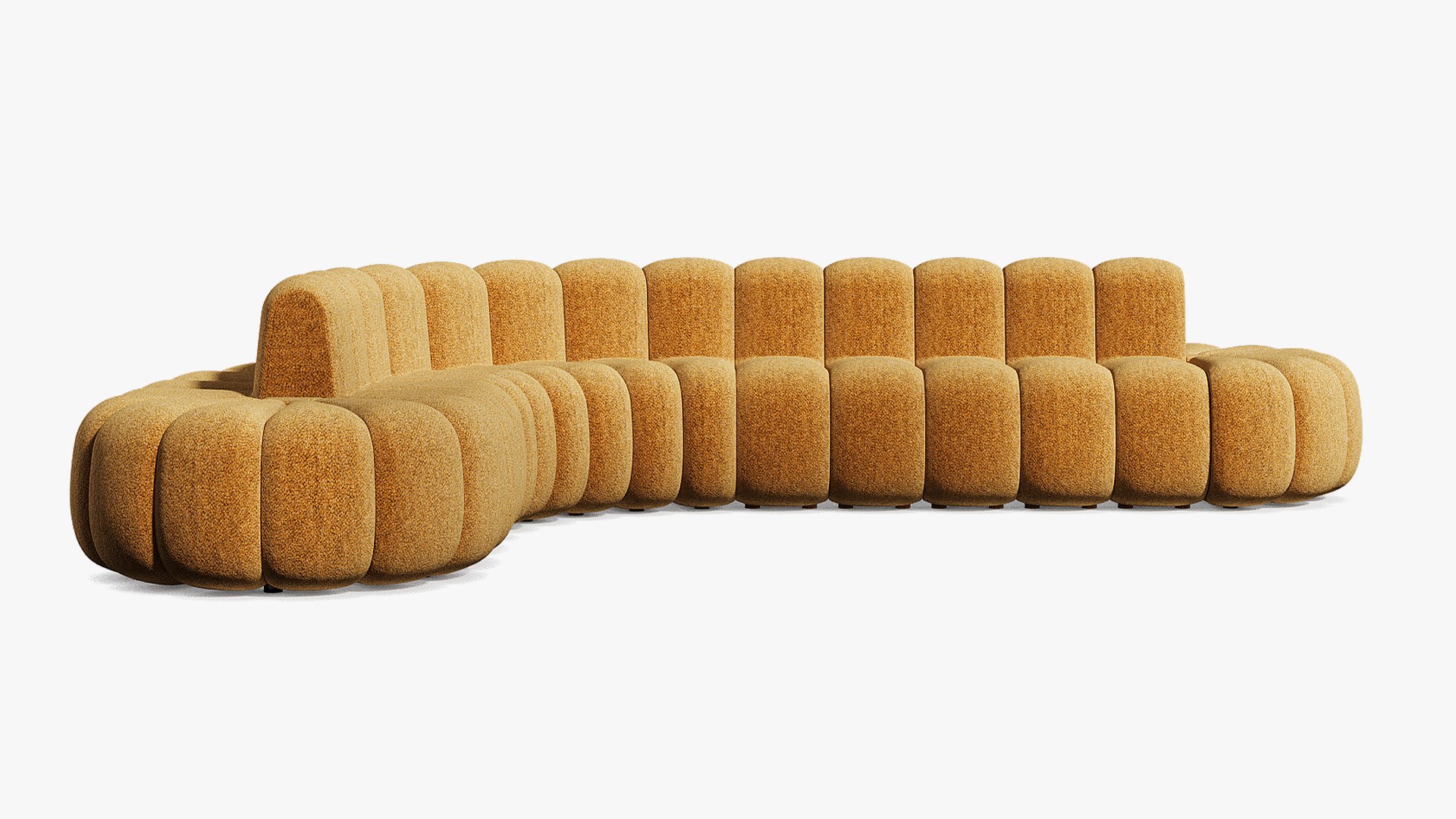 Modular Sofa Jagger Dining Ocher 3D - TurboSquid 2248708