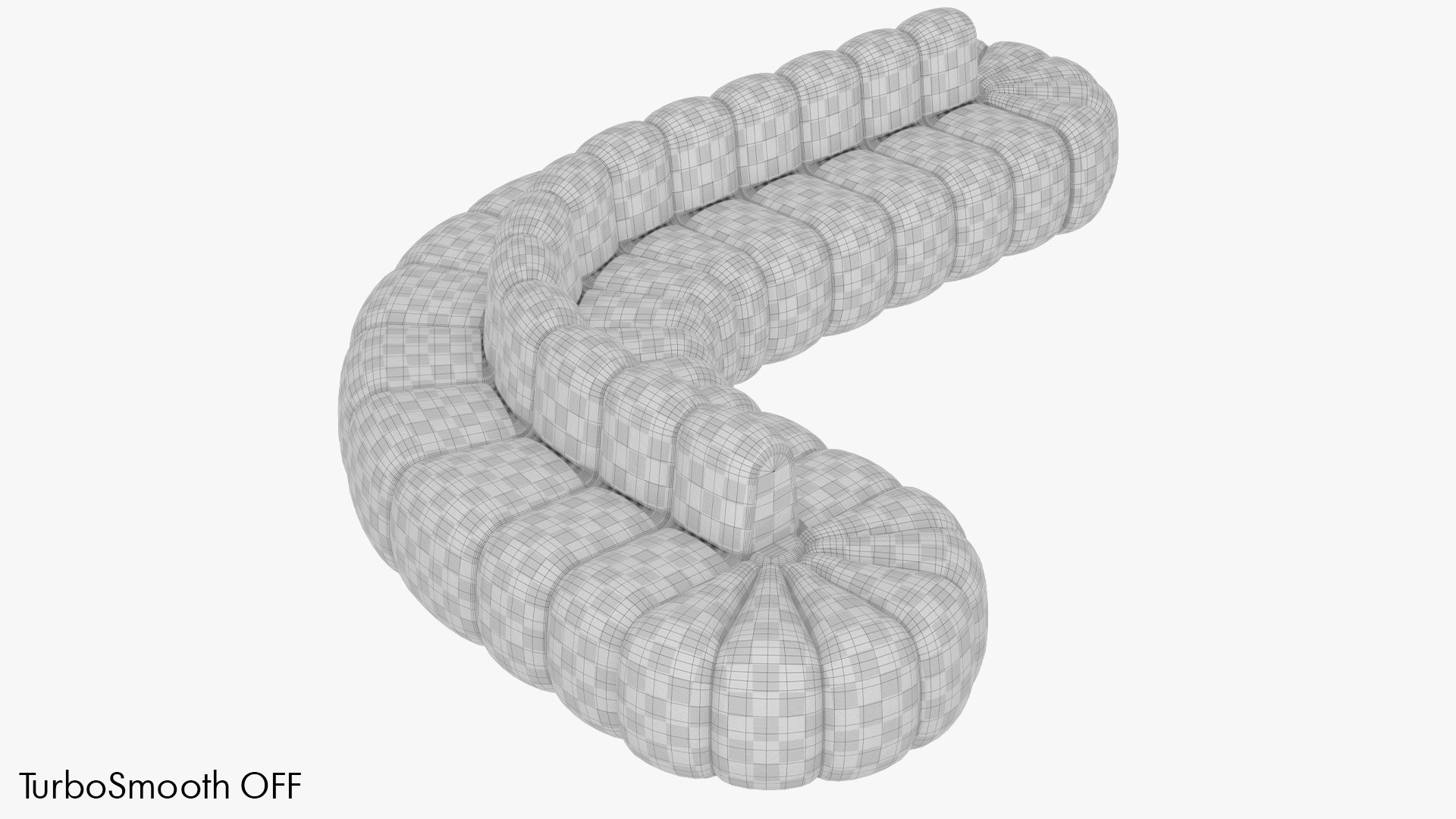 Modular Sofa Jagger Dining Ocher 3D - TurboSquid 2248708