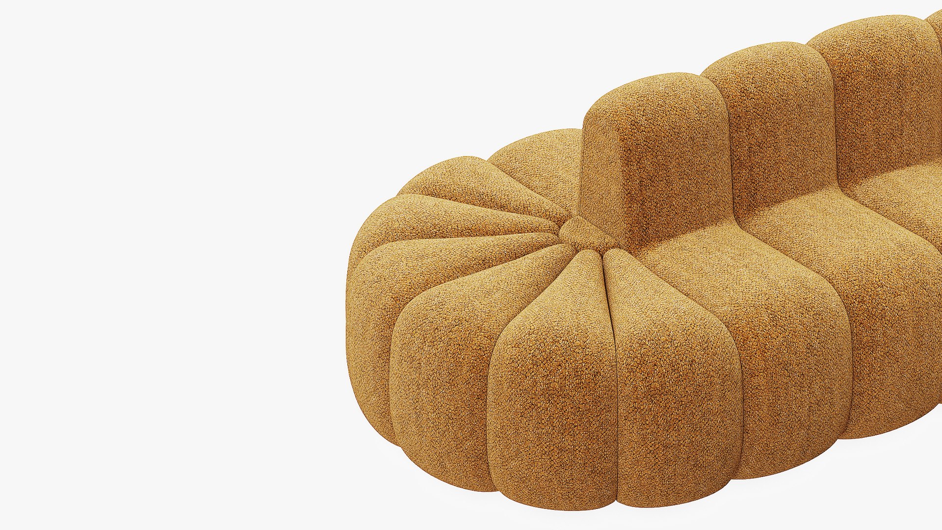 Modular Sofa Jagger Dining Ocher 3D - TurboSquid 2248708