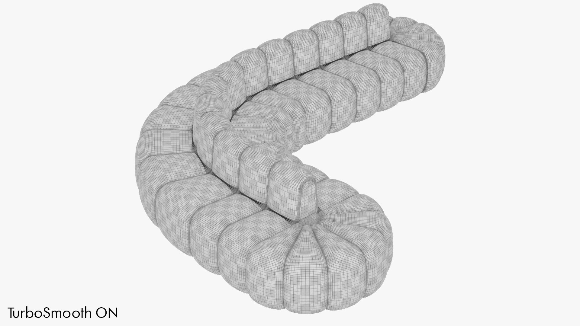 Modular Sofa Jagger Dining Ocher 3D - TurboSquid 2248708