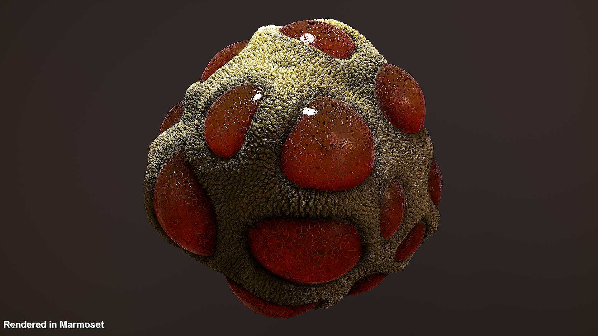 Organic Cluster Cell Structure 3D Model - TurboSquid 1877443