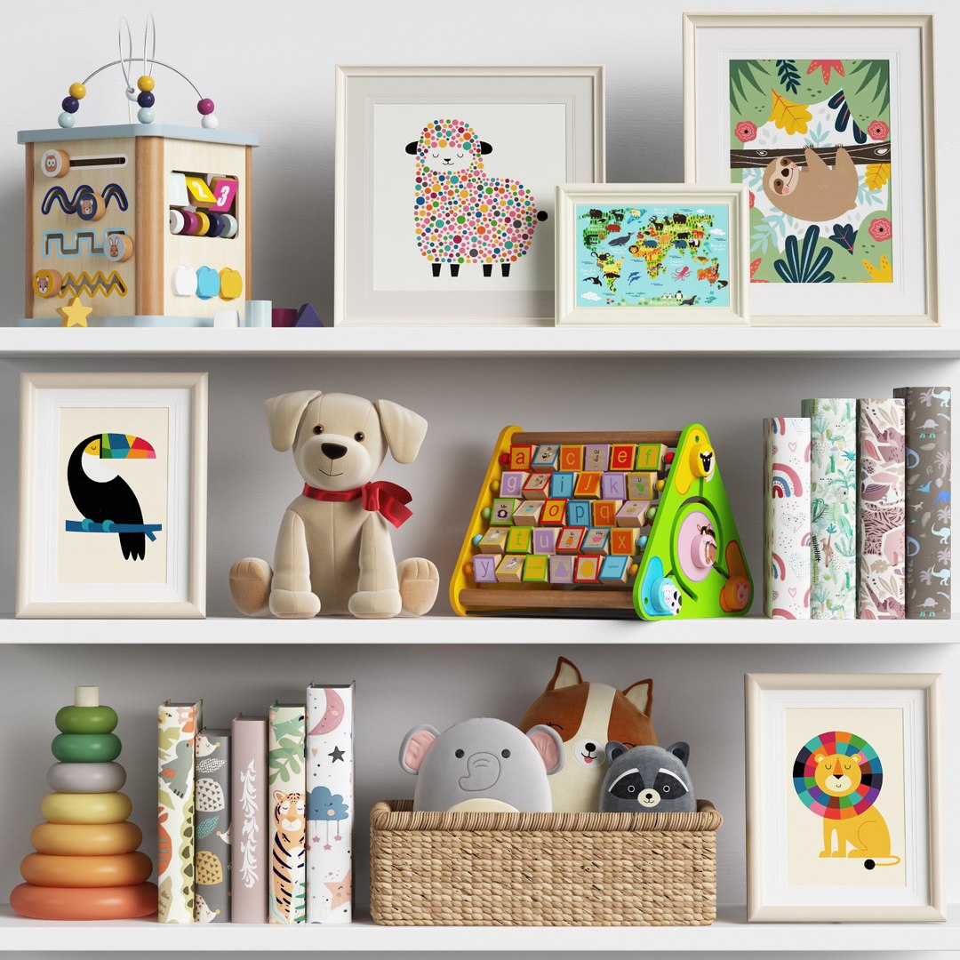 Kids Room Decor 41 3D - TurboSquid 1899016