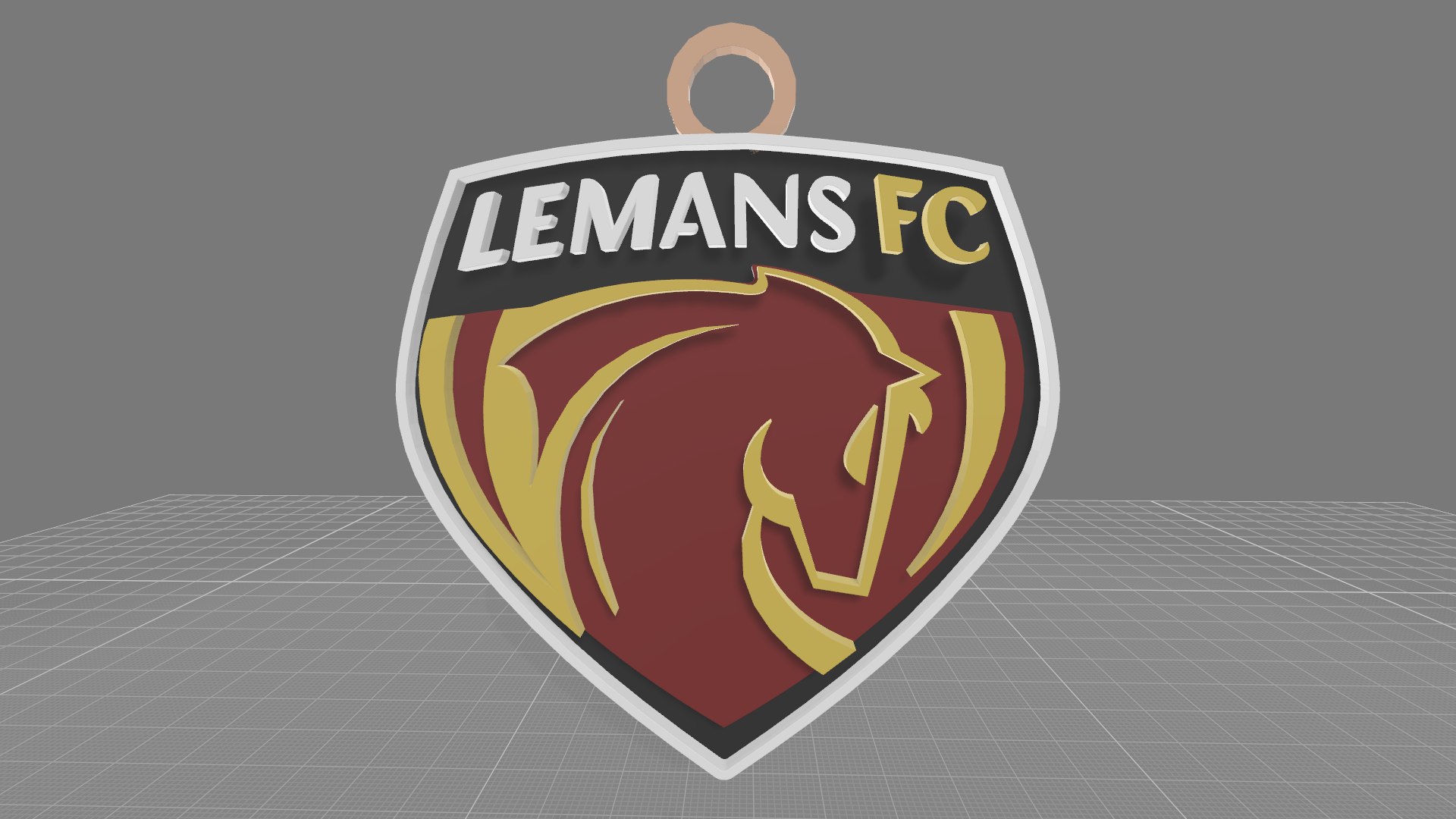 3D Le Mans Logo Team Printable And Renderable Keychan - TurboSquid 2227119