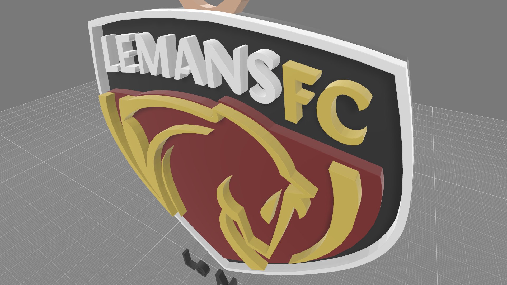 3D Le Mans Logo Team Printable And Renderable Keychan - TurboSquid 2227119