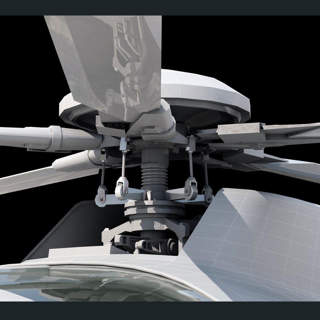 Mh 500 Helicopter 3d Model