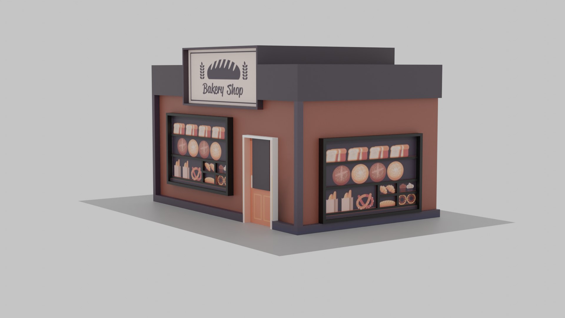 Bakery Shop 3D - TurboSquid 2140168