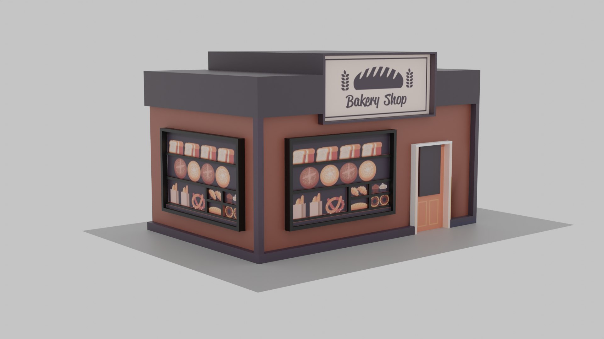 Bakery Shop 3D - TurboSquid 2140168