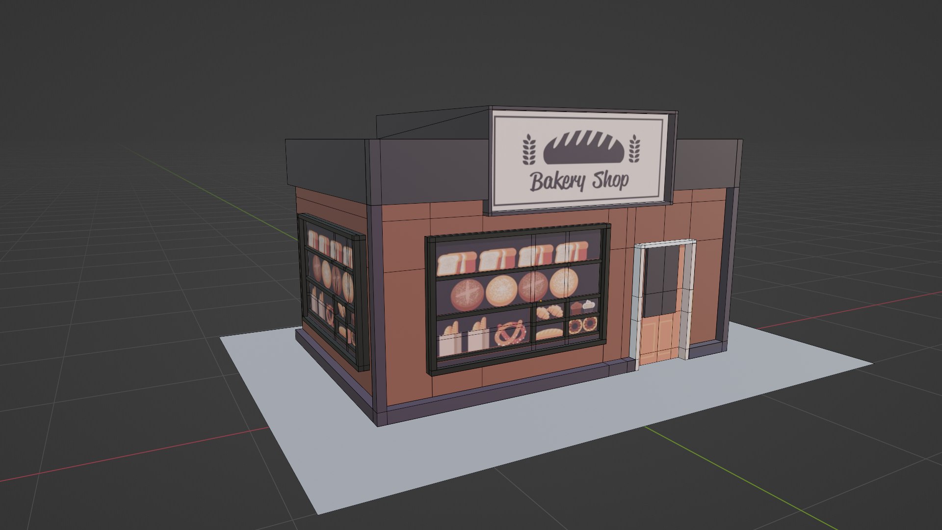 Bakery Shop 3D - TurboSquid 2140168