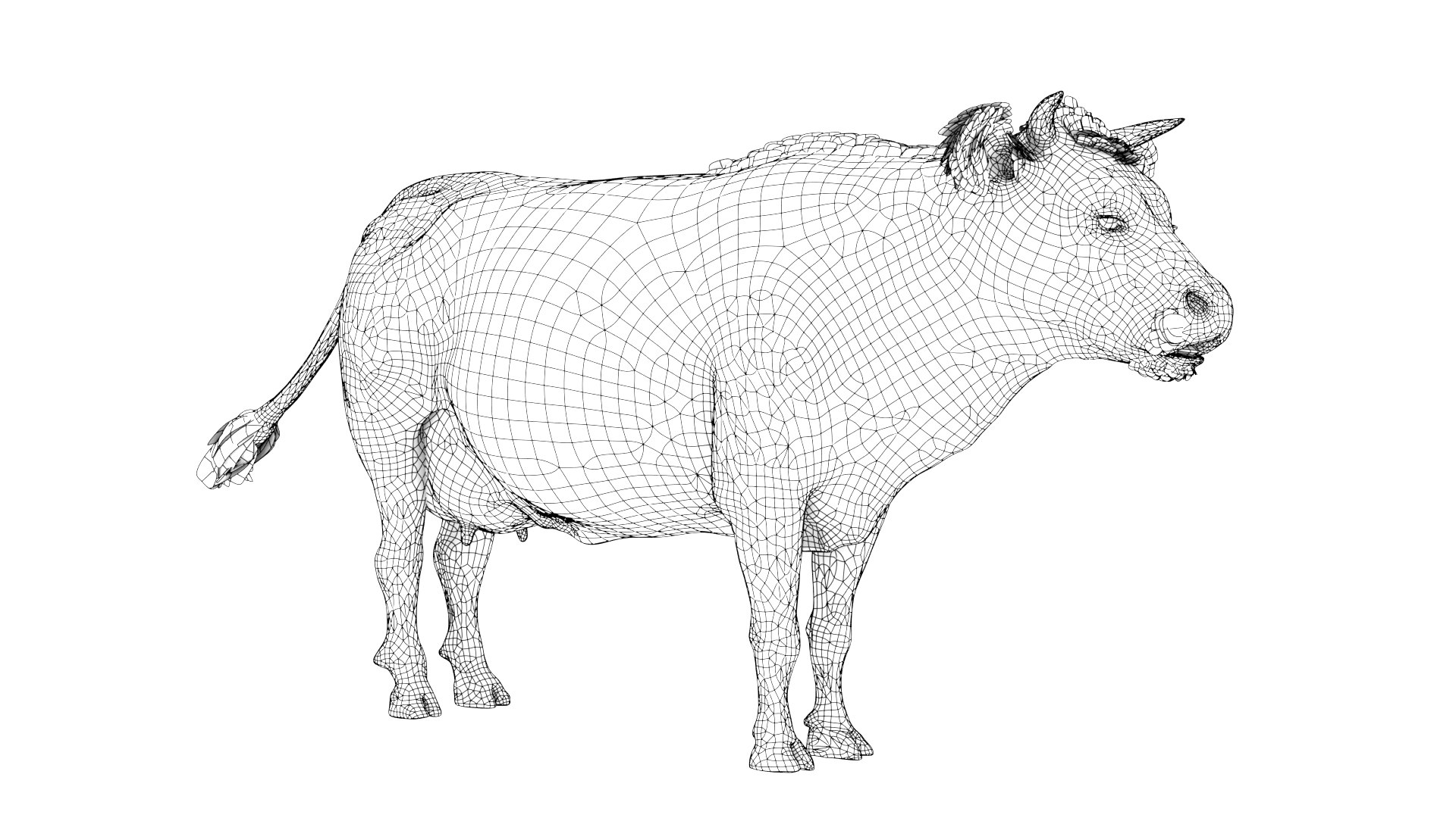 3D Cow Animated Model - TurboSquid 2117793