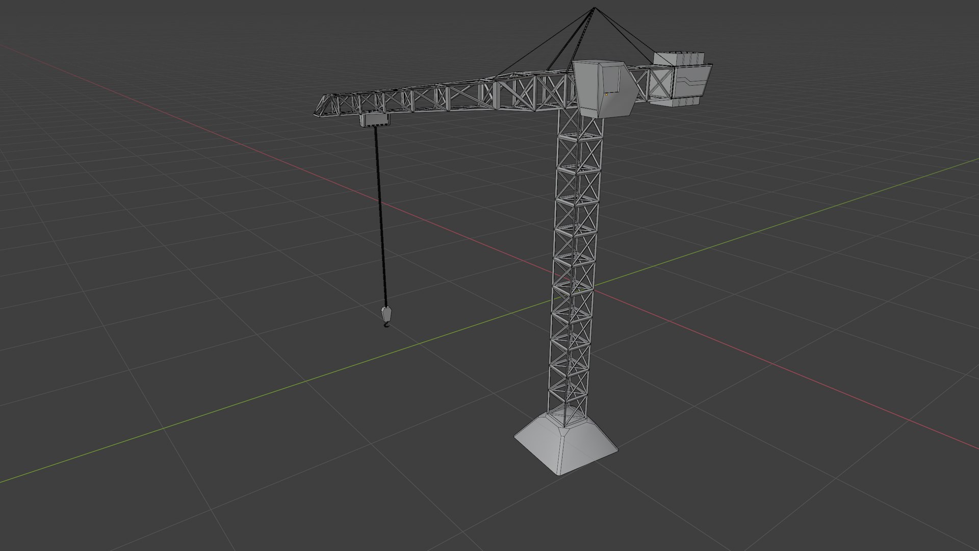 3D Lowpoly Crane Model - TurboSquid 1875189