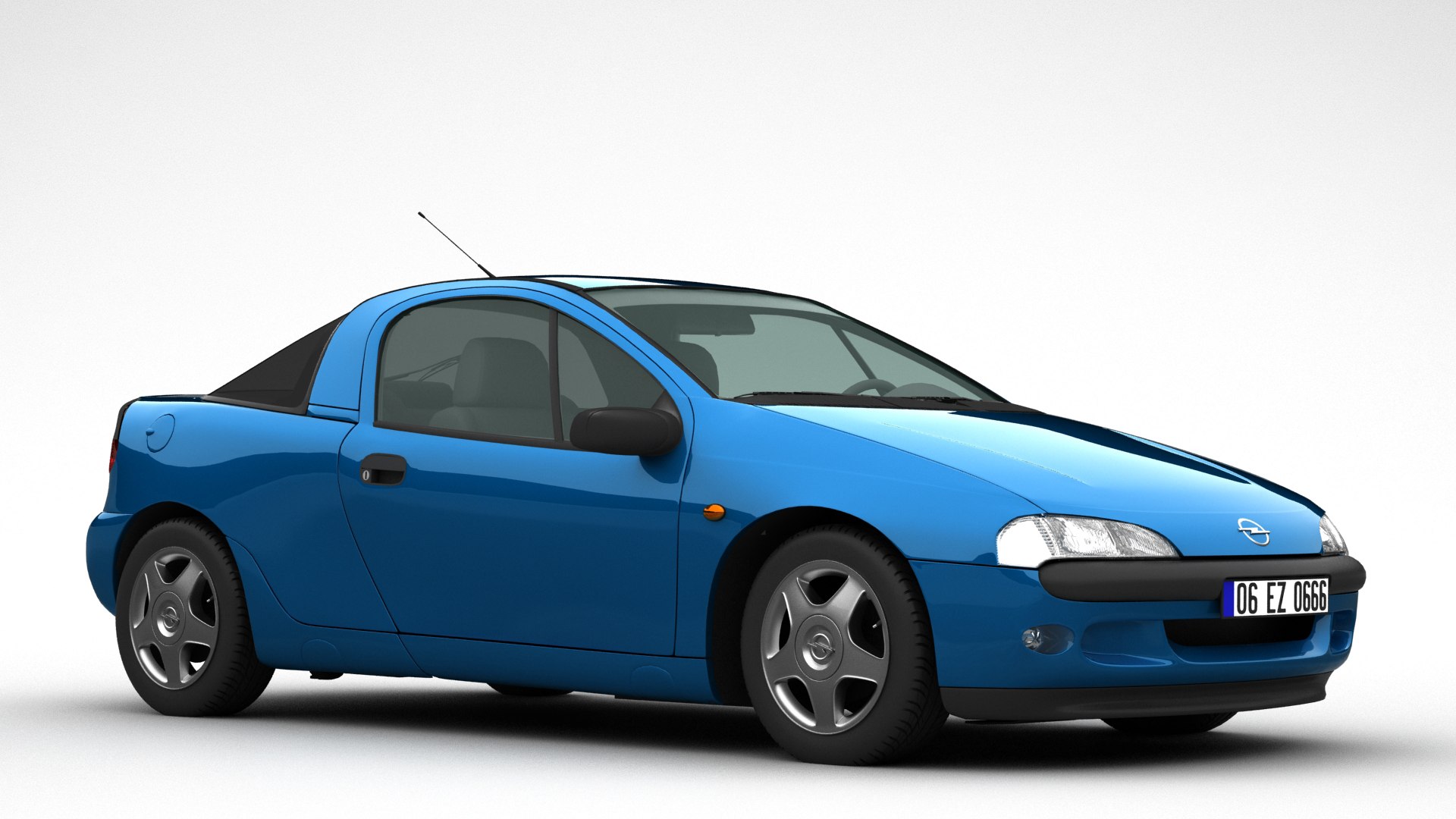 Opel Tigra Model - TurboSquid 2010867