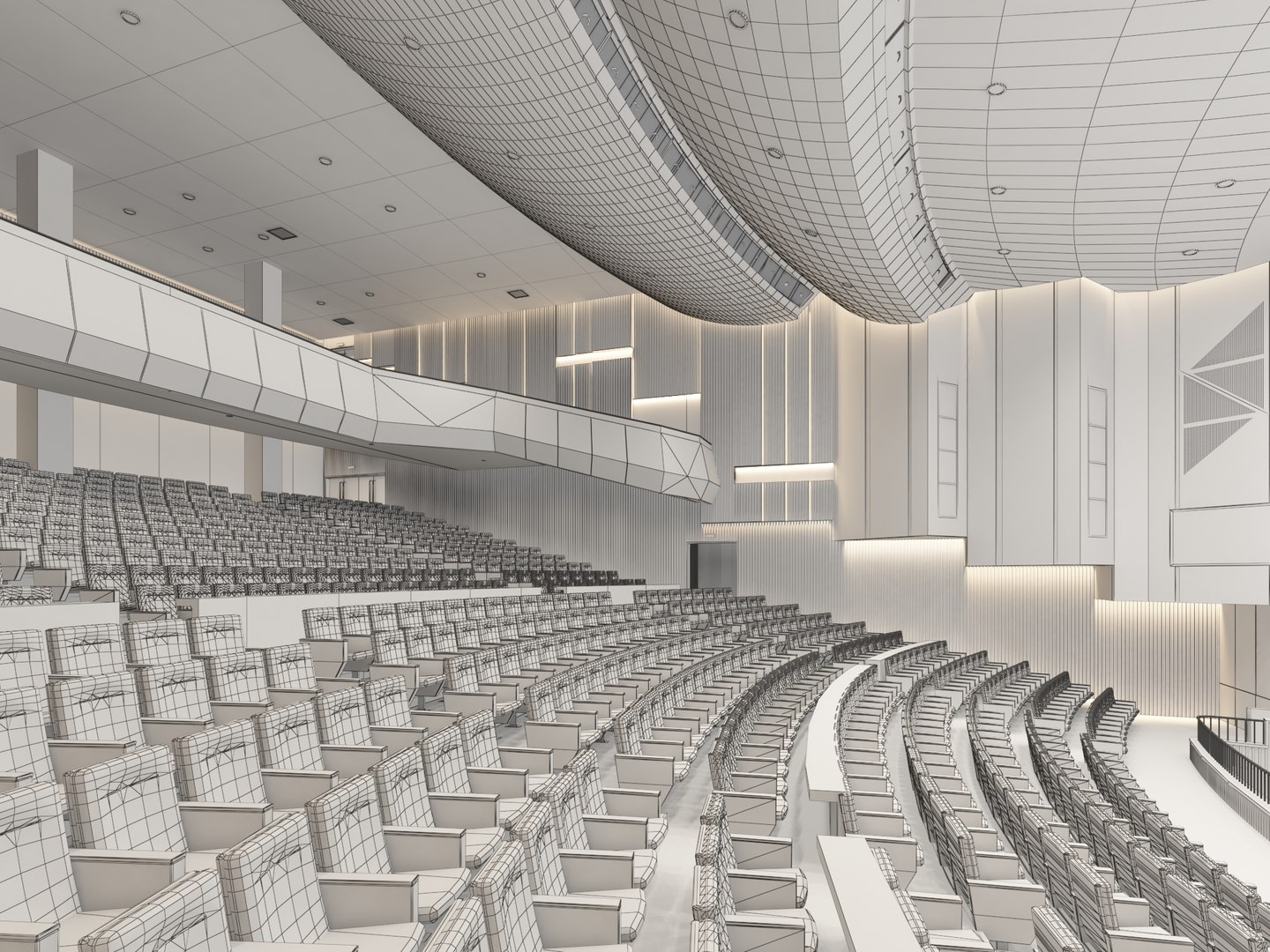 3D Theater 08 Model - TurboSquid 2212009