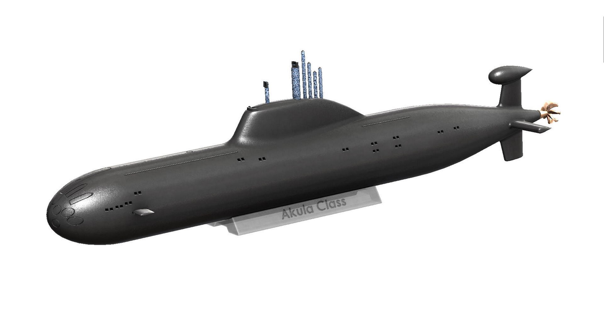 Akula Class Submarine 3D - TurboSquid 1794592