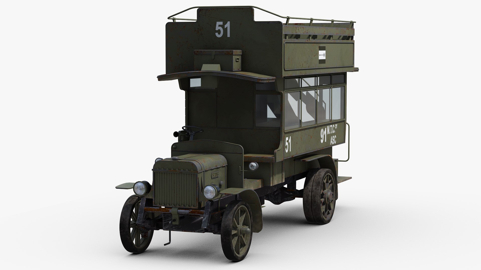 Ww1 Type B Military 3D Model - TurboSquid 1501081