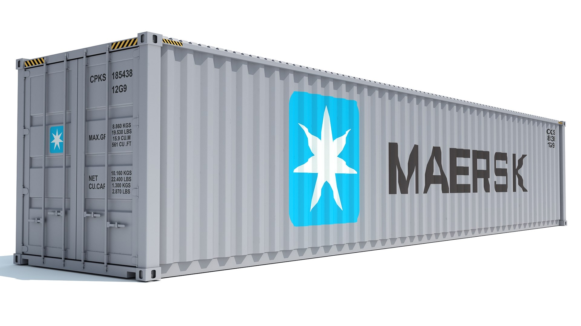 3D Shipping Container Maersk - TurboSquid 1615986