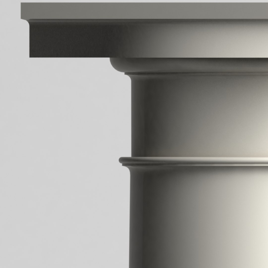 Ancient Roman Tuscan Column 3d Model