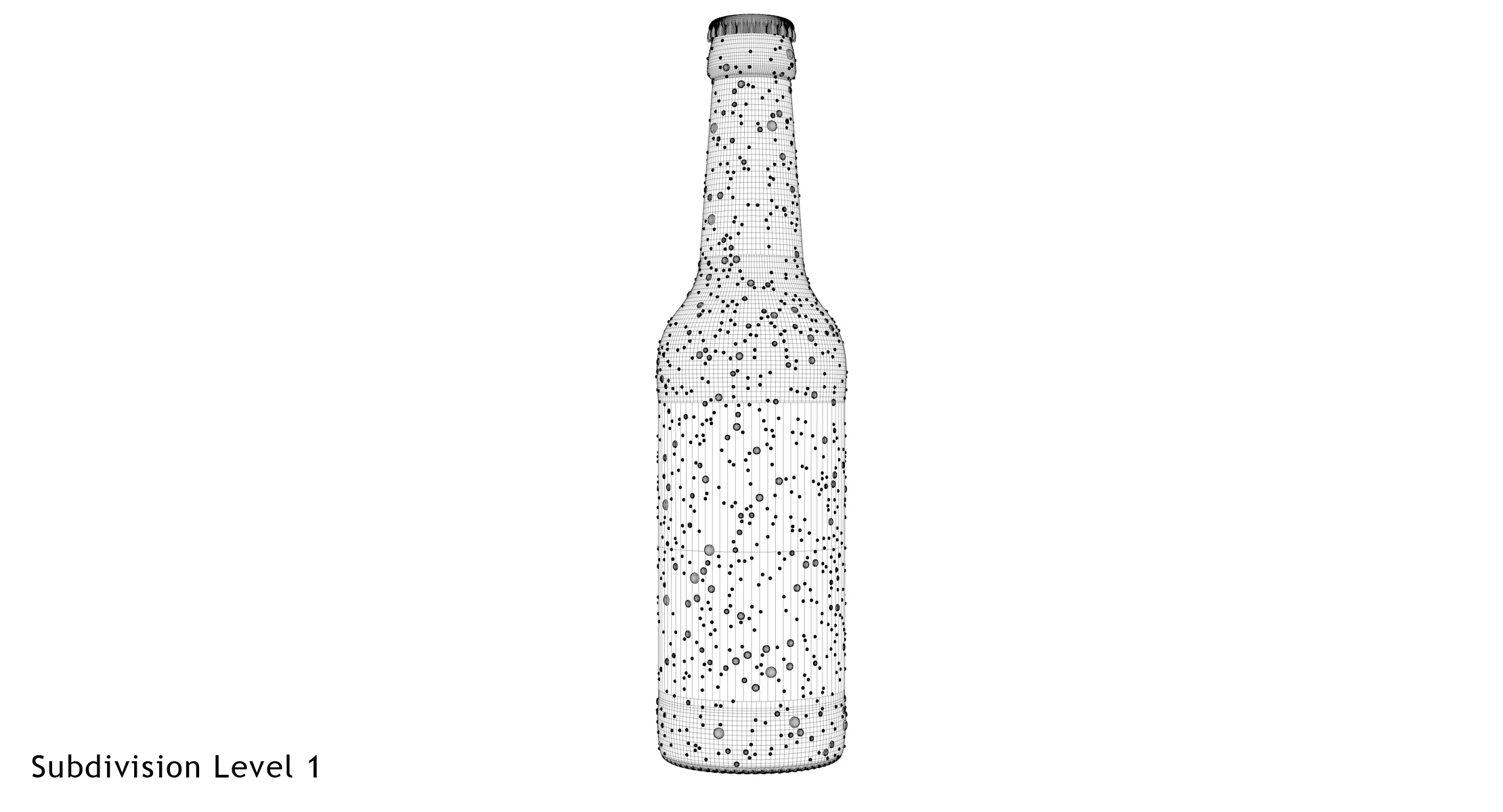 Modeled becks beer bottle model - TurboSquid 1246425