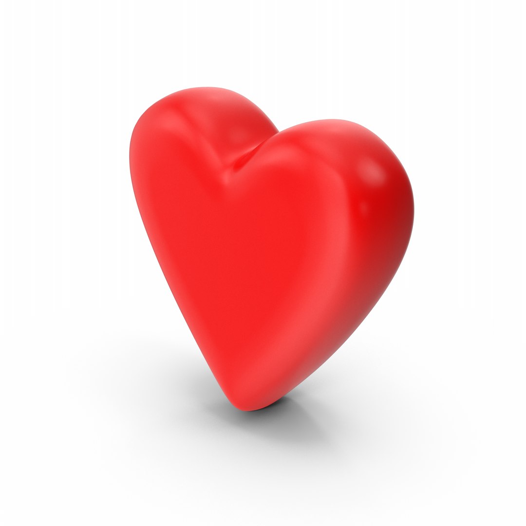 3D Red Heart - TurboSquid 2236980