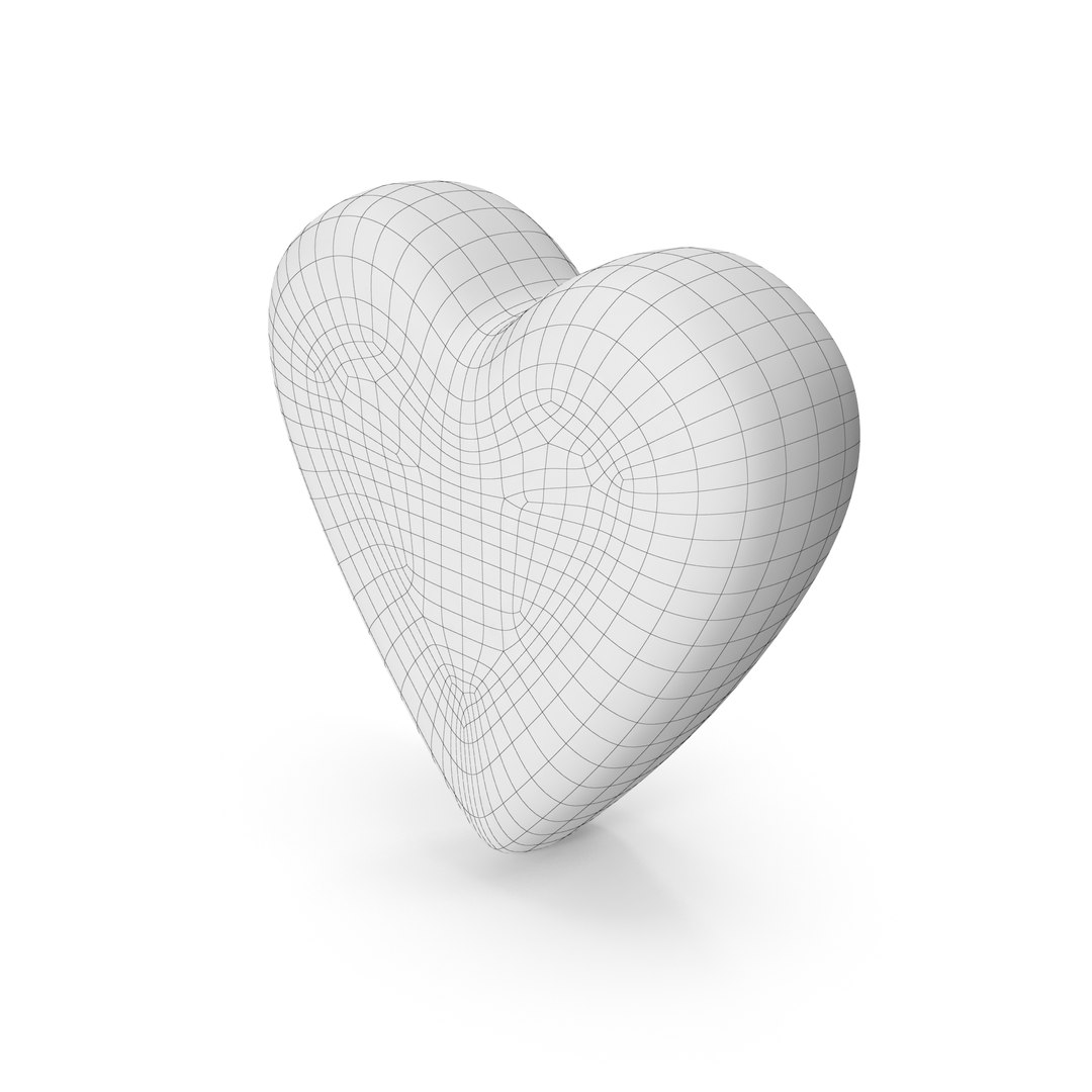 3D Red Heart - TurboSquid 2236980
