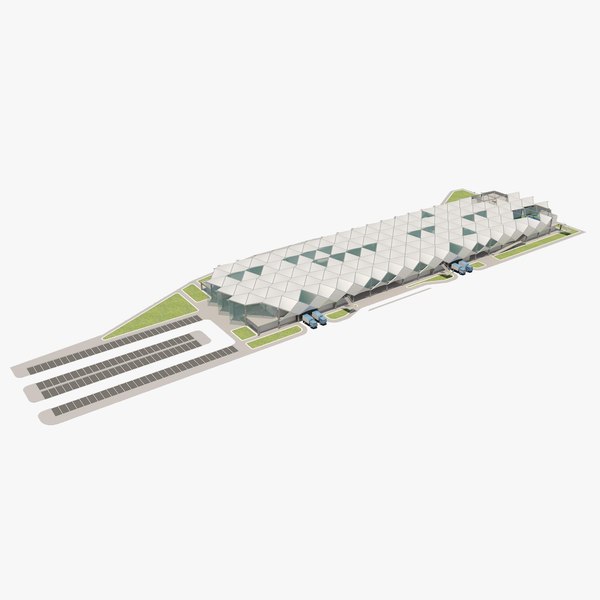 3D rectangular mall concept modular - TurboSquid 1712286